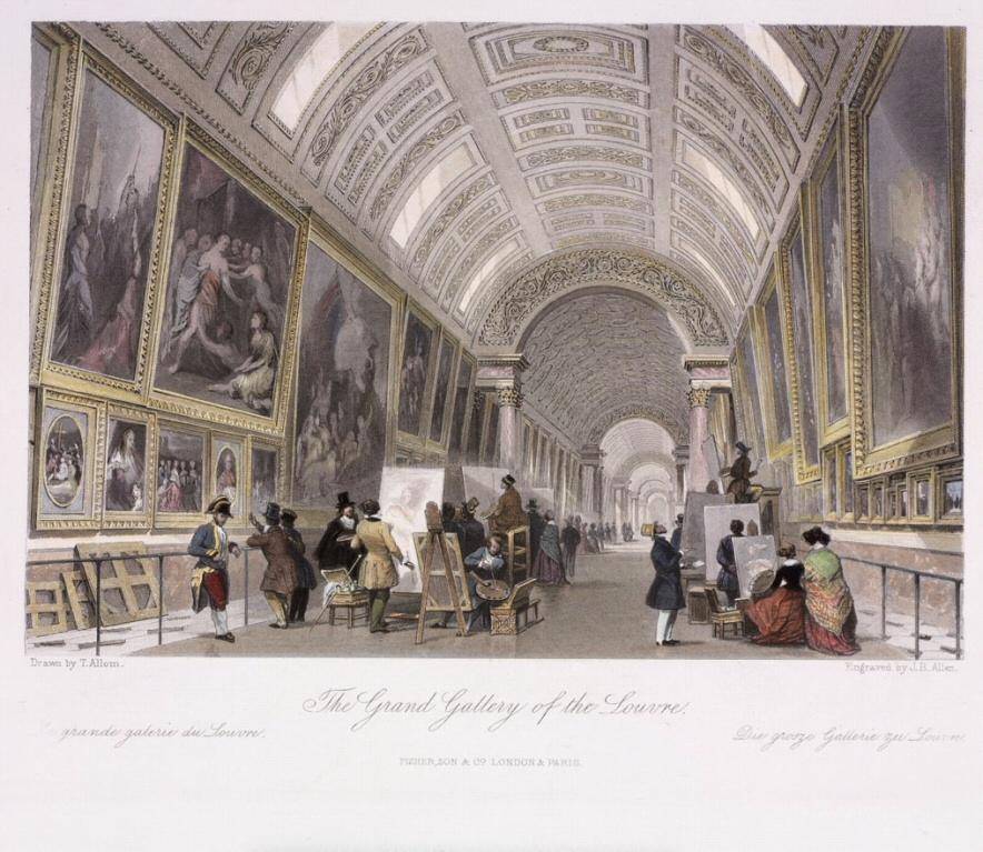 The Grand Gallery of the Louvre | RISD Museum