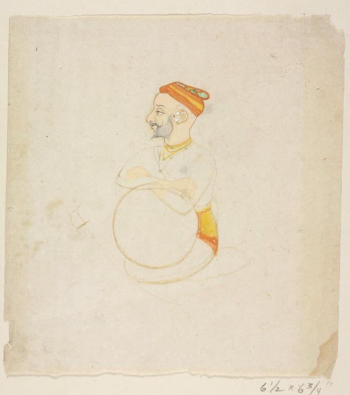 Study of a seated man | RISD Museum