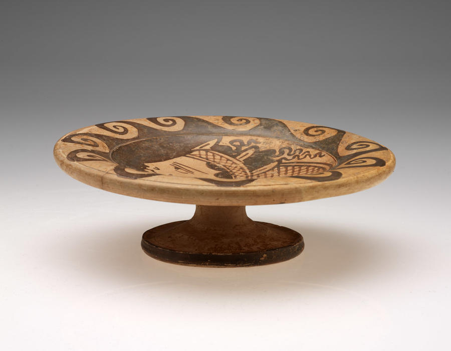 Woman's head plate | RISD Museum