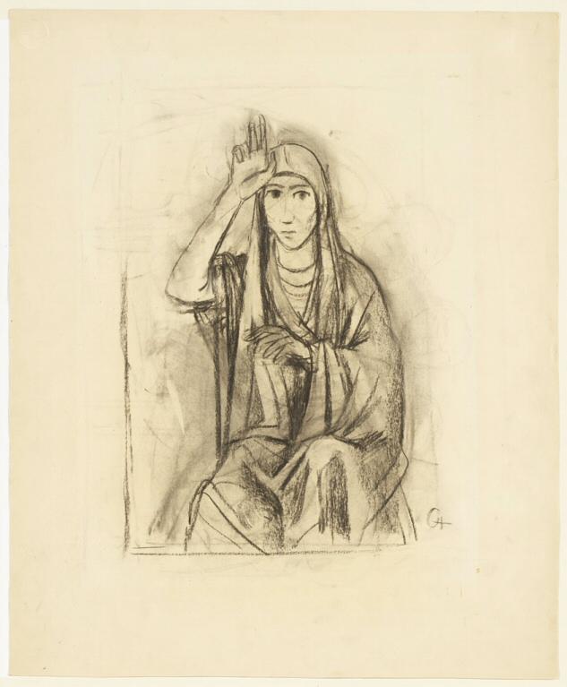 Robed Figure (Study for The Prophet) | RISD Museum