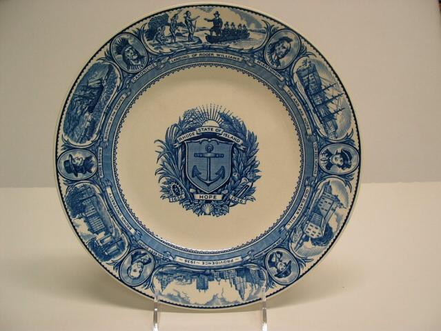 Rhode Island Tercentenary Commemorative Plate | RISD Museum