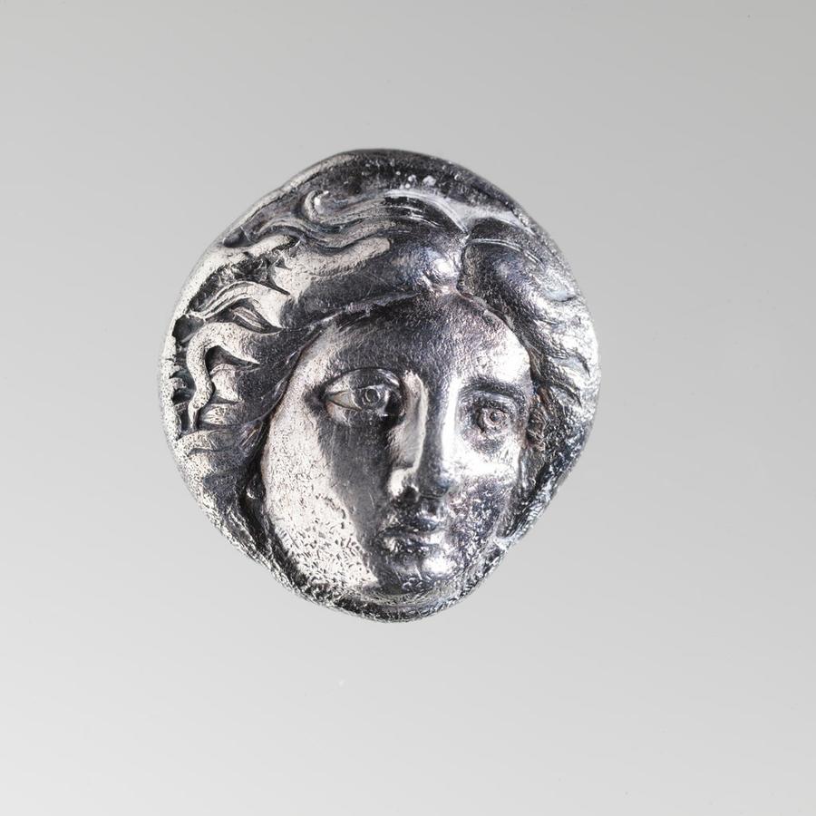 Four-drachma coin (tetradrachm) | RISD Museum