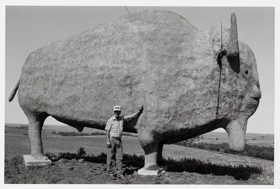 Ray O. Smith. Concrete Buffalo. Longford, Kansas | RISD Museum