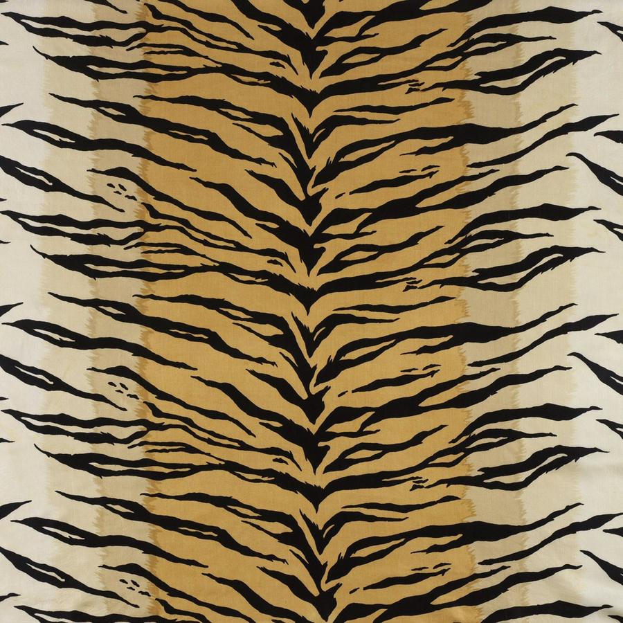 Animal print silk twill scarf | RISD Museum