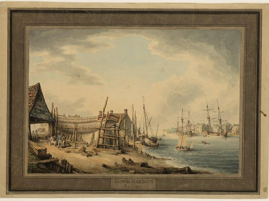 Boat Building, Cowes Harbour, Isle of Wight | RISD Museum