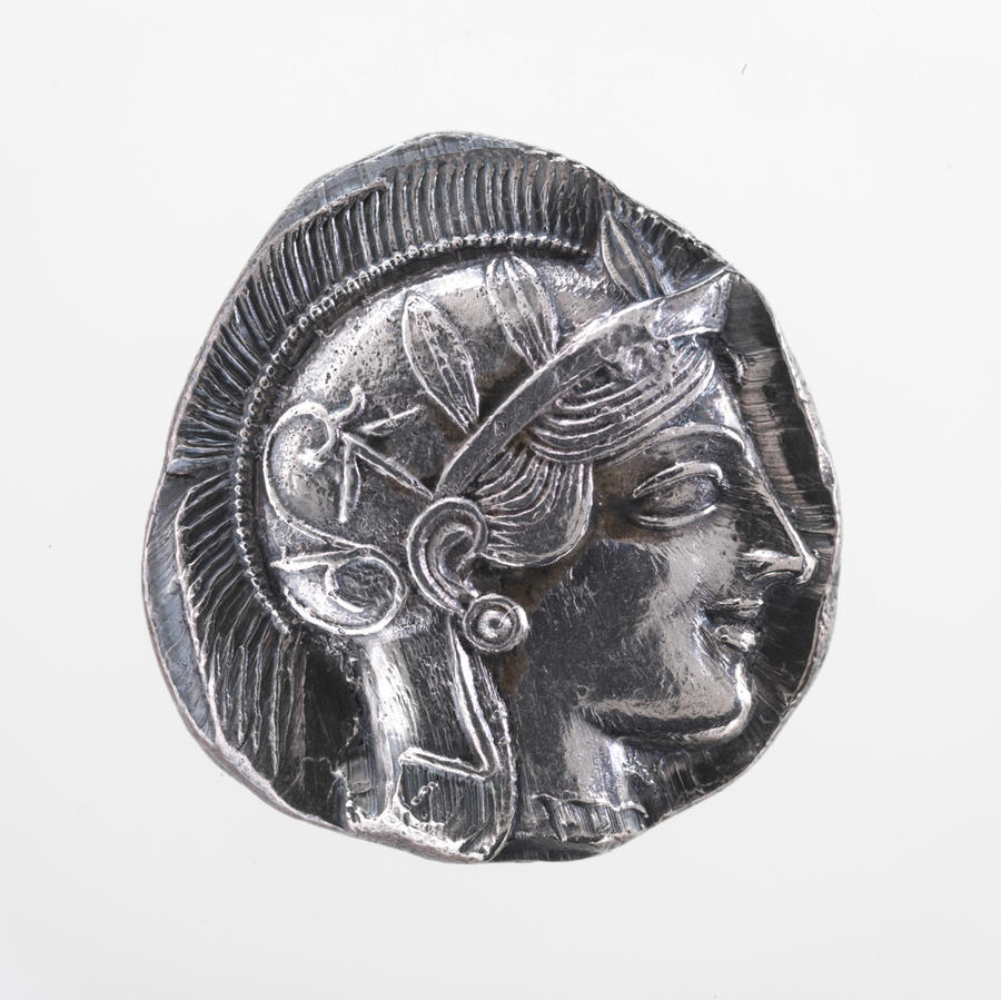 Four-drachma coin (tetradrachm) | RISD Museum