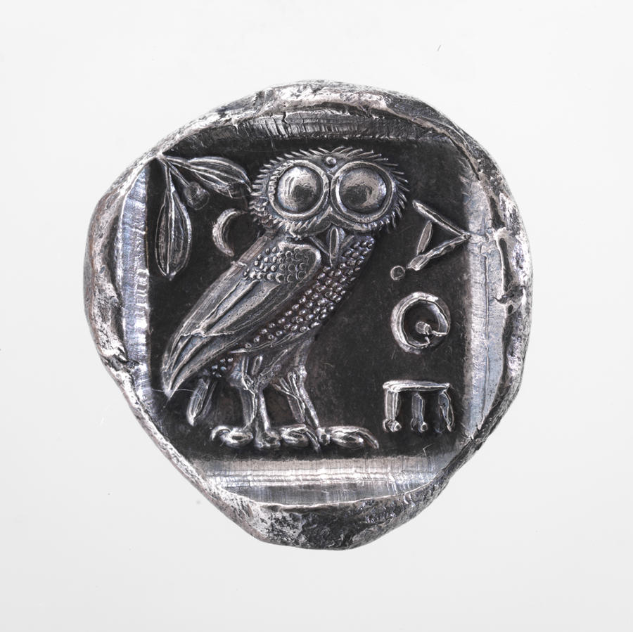 Four-drachma coin (tetradrachm) | RISD Museum