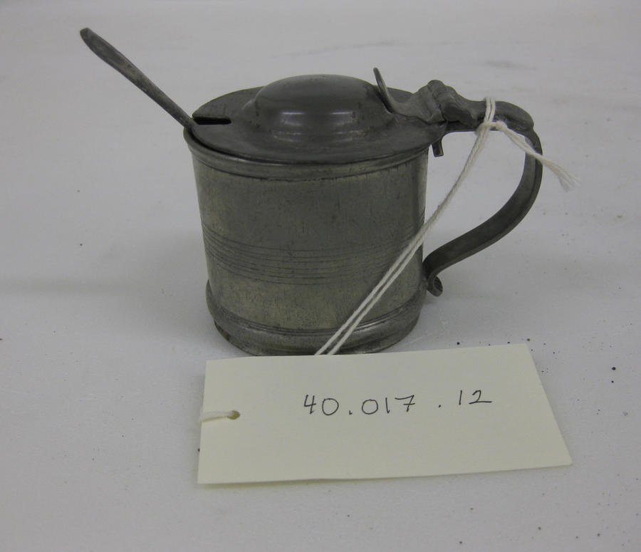 mustard pot with spoon | RISD Museum