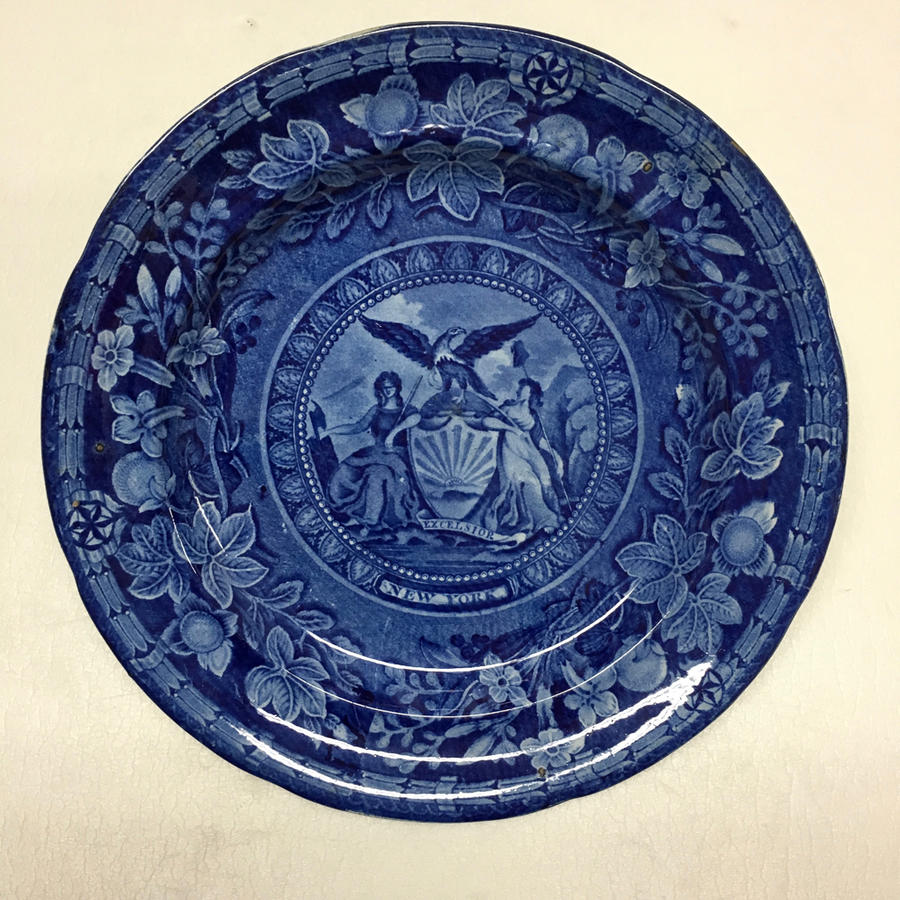 Arms of New York Plate | RISD Museum