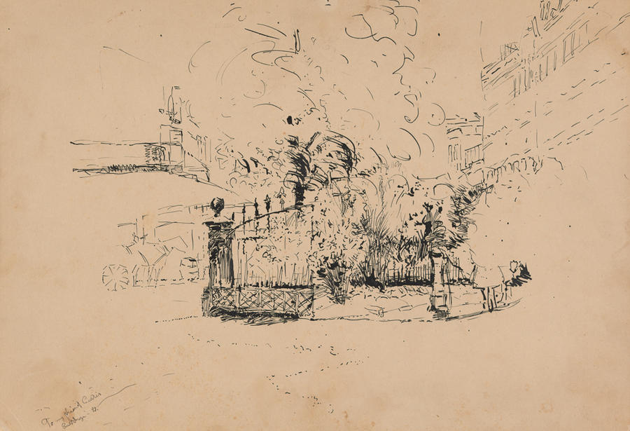 Seated Figure in Landscape | RISD Museum