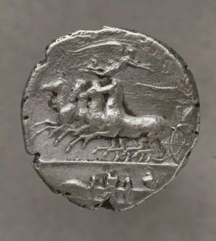 Ten-drachma coin (decadrachm) | RISD Museum