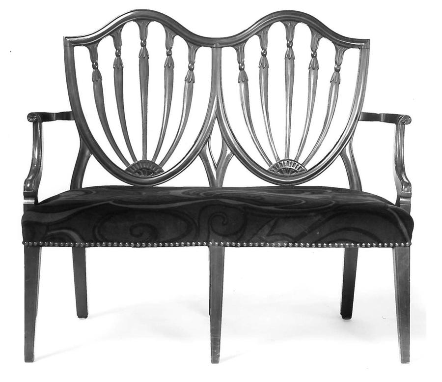 Double Chair-Back Settee | RISD Museum