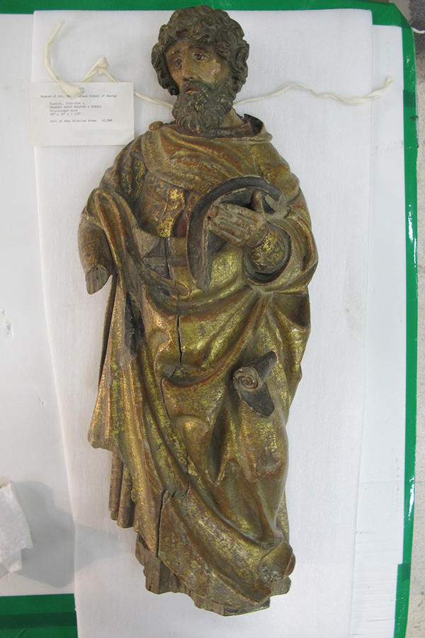 Bearded Saint Holding a Scroll | RISD Museum