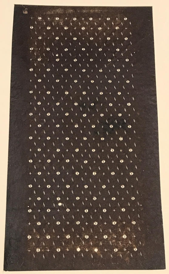 Katagami (pattern paper), stencil | RISD Museum