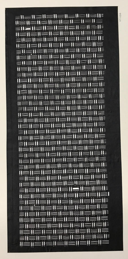 Katagami (pattern paper), stencil | RISD Museum