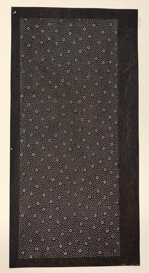 Katagami (pattern paper), stencil | RISD Museum