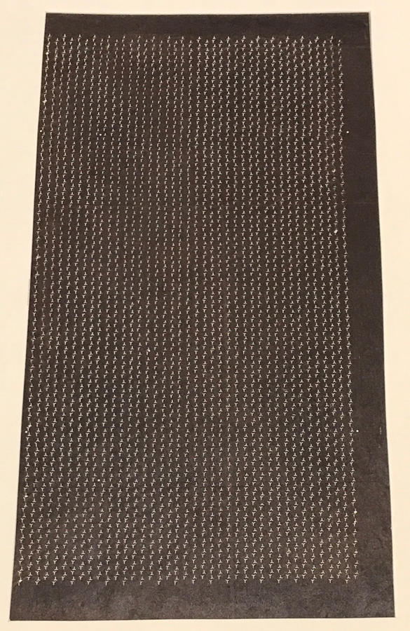 Katagami (pattern paper), stencil | RISD Museum
