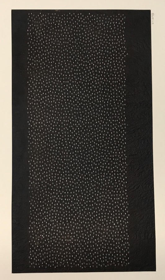 Katagami (pattern paper), stencil | RISD Museum