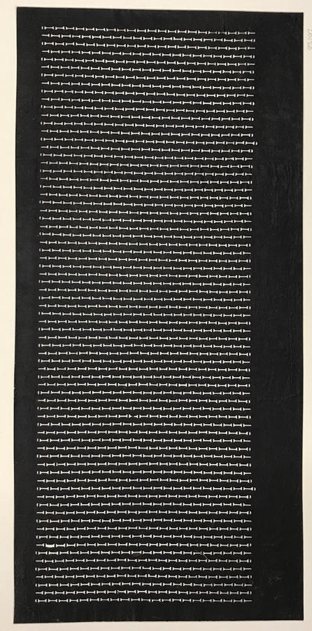 Katagami (pattern paper), stencil | RISD Museum