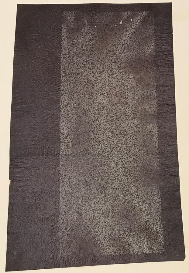 Katagami (pattern paper), stencil | RISD Museum