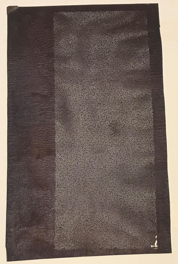 Katagami (pattern paper), stencil | RISD Museum