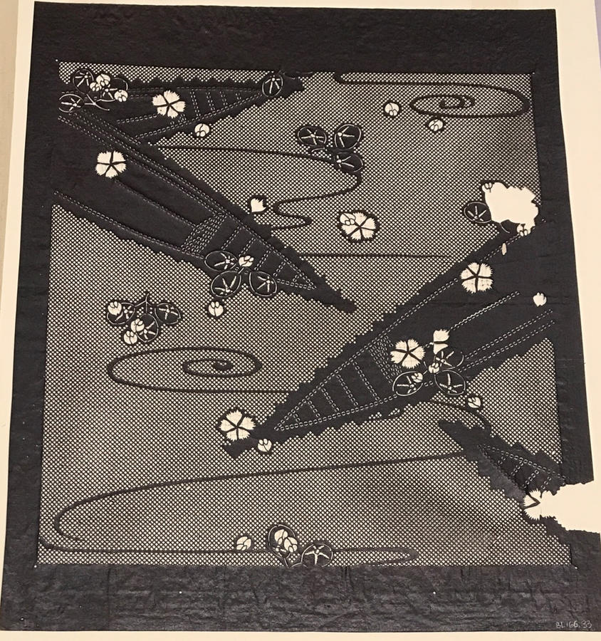 Katagami (pattern paper), stencil | RISD Museum