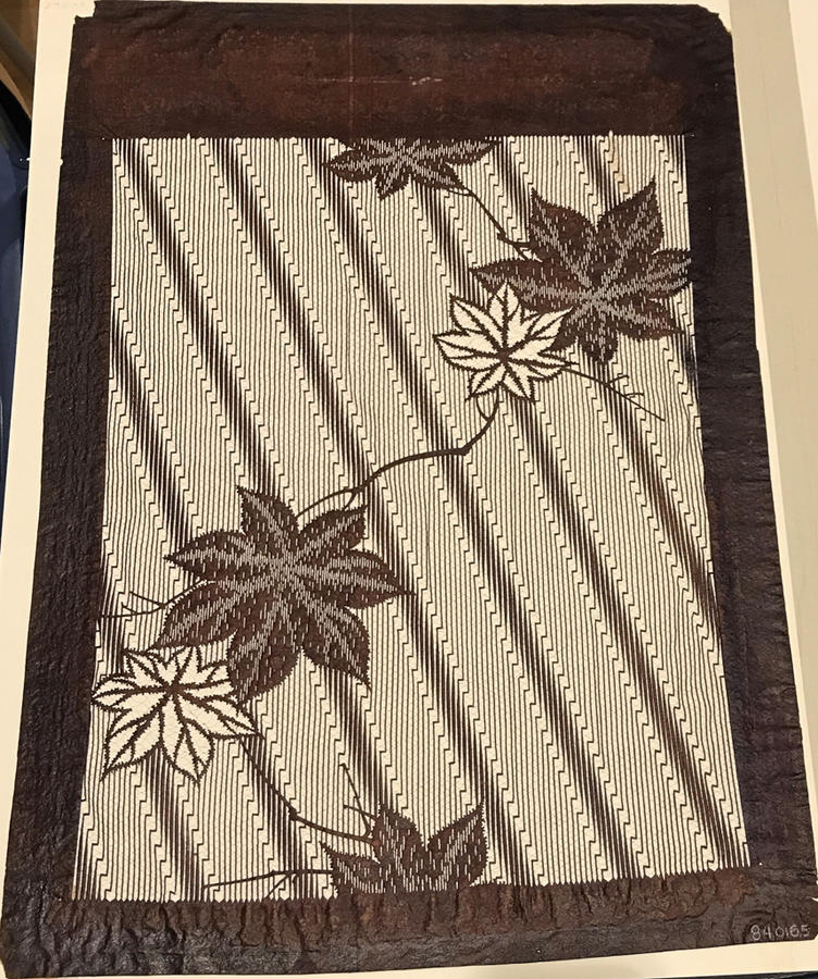 Katagami (pattern paper), stencil | RISD Museum