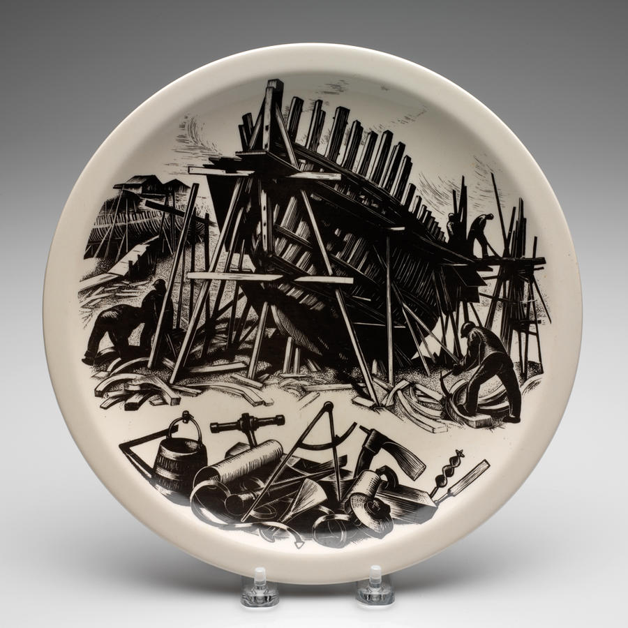 Shipbuilding Plate | RISD Museum