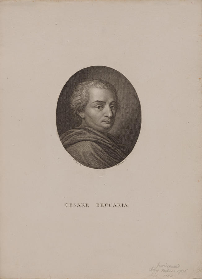 Portrait of Cesare Beccaria (1735-1794), Economist and Jurist | RISD Museum