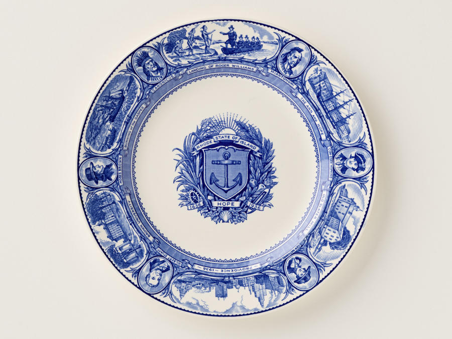 Rhode Island Tercentenary Commemorative Plate | RISD Museum