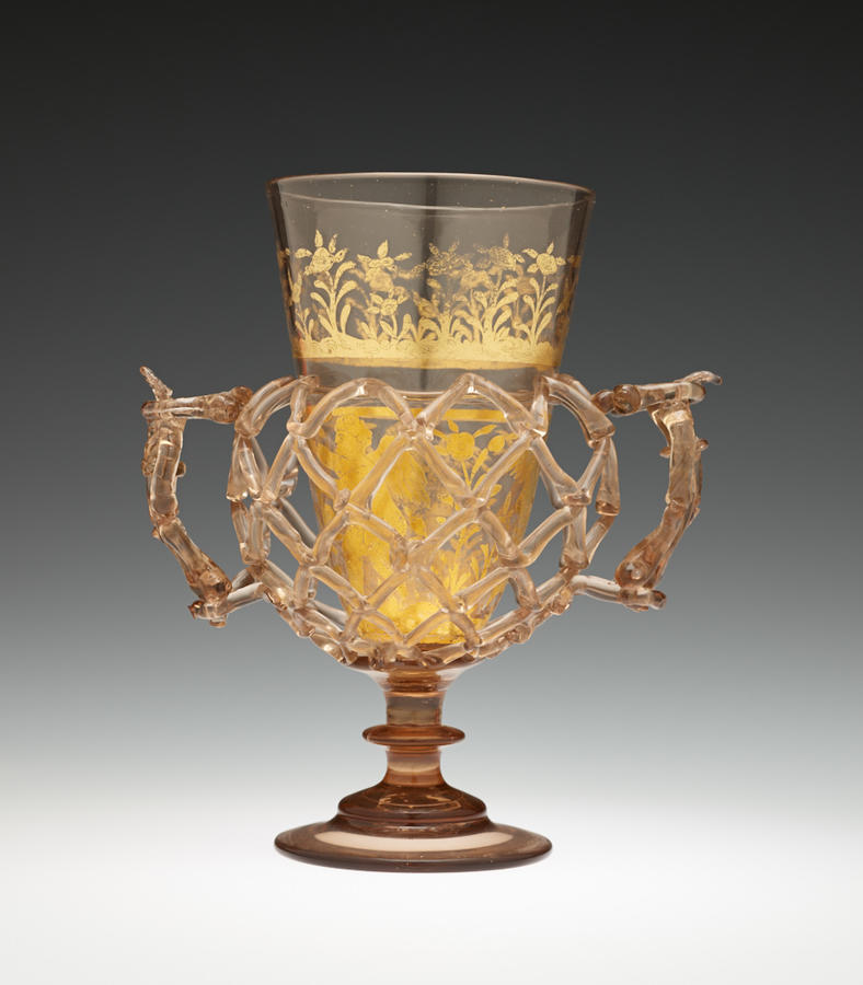 Replica of an Ancient Roman Diatreta or Cage Cup (Disch-Sangiorgi ...