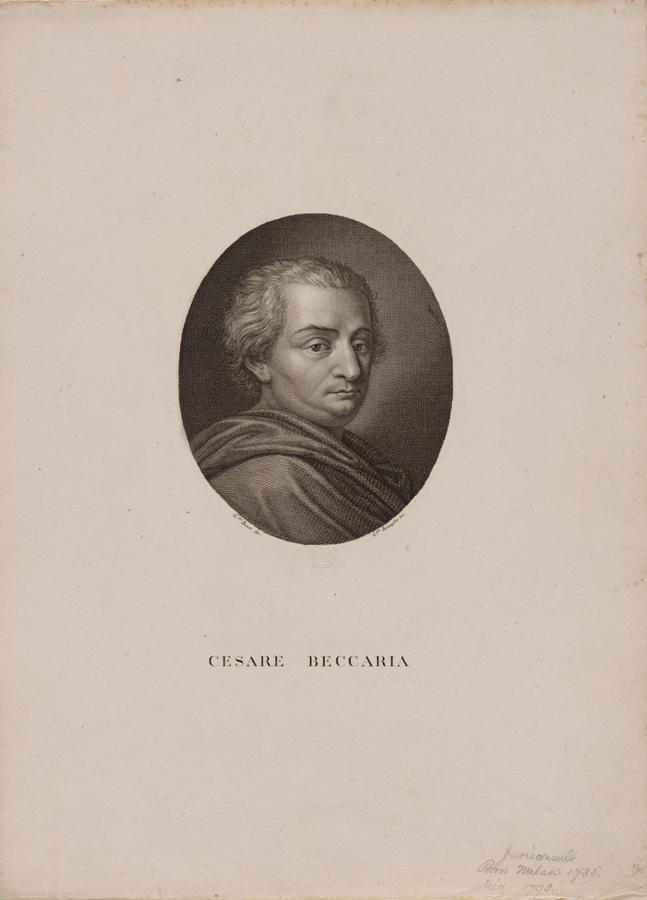 Portrait of Cesare Beccaria (1735-1794), Economist and Jurist | RISD Museum