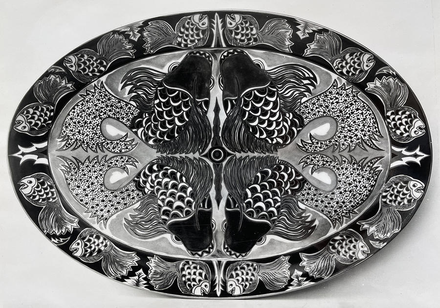 Design for a Platter—Fish Motif | RISD Museum