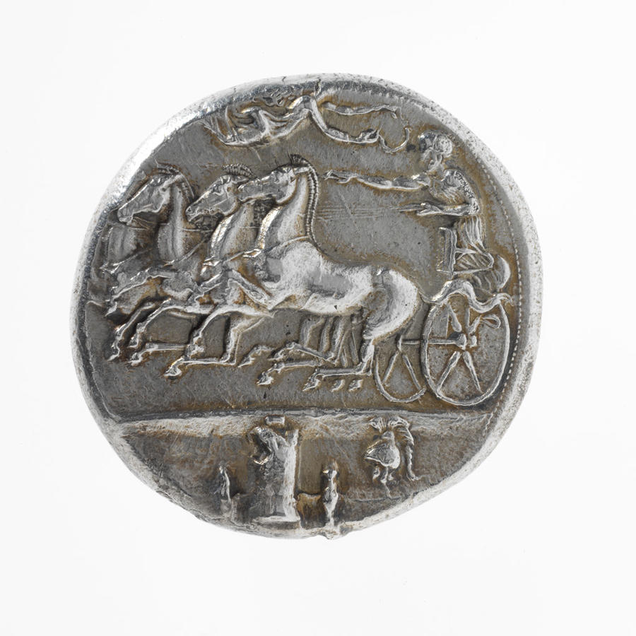 Ten-drachma coin (decadrachm) | RISD Museum