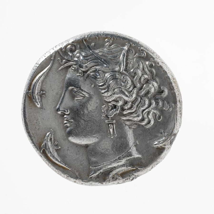 Ten-drachma coin (decadrachm) | RISD Museum