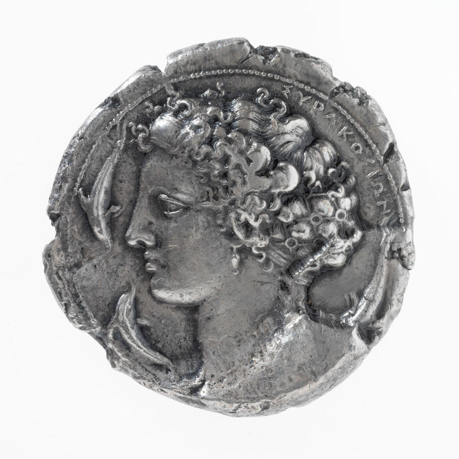Ten-drachma coin (decadrachm) | RISD Museum