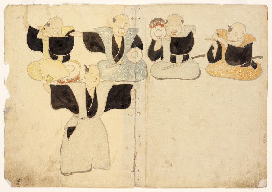 Joruri reciter and musicians (Joruri) | RISD Museum