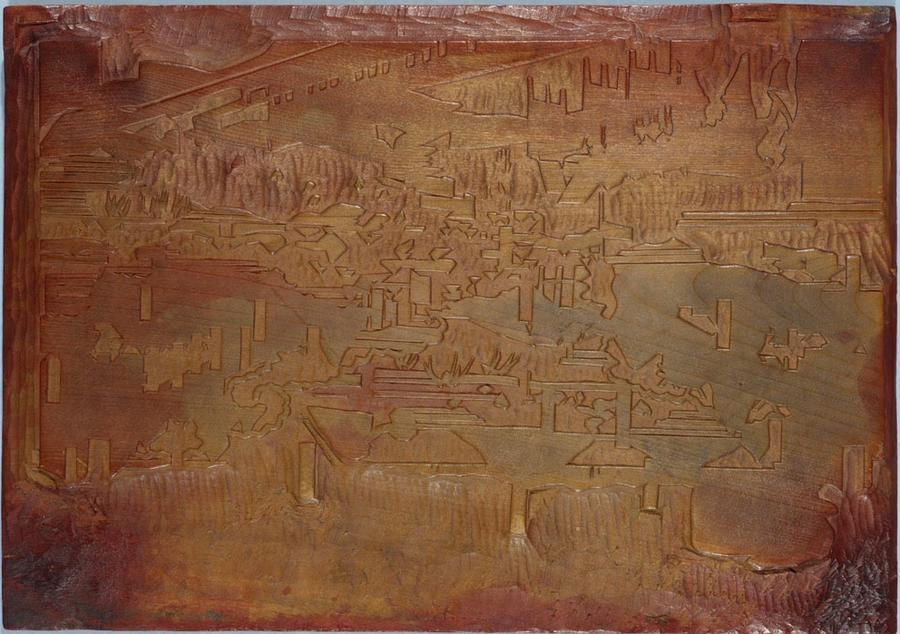 Keyblock for print of a famous site | RISD Museum