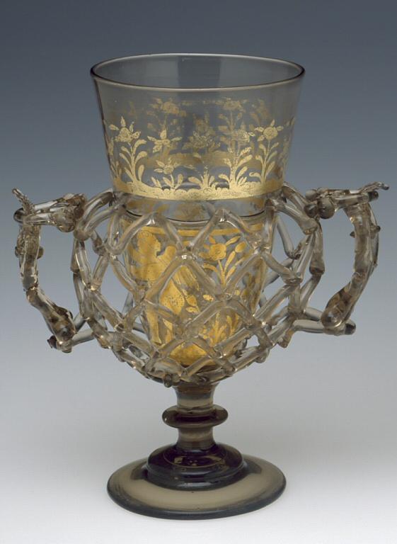 Replica of an Ancient Roman Diatreta or Cage Cup (Disch-Sangiorgi ...