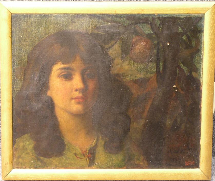 Gertrude by an Orange Tree | RISD Museum